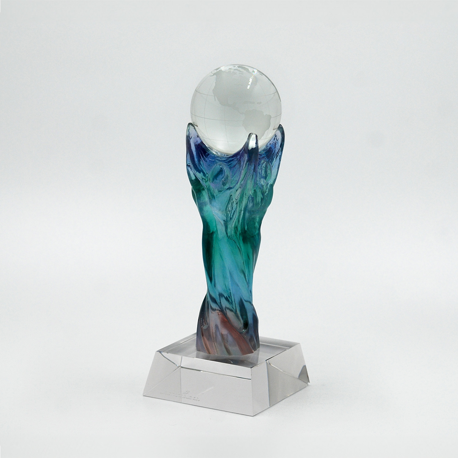 درع تذكاري كريستال (تصنيع خاص) | Pteam